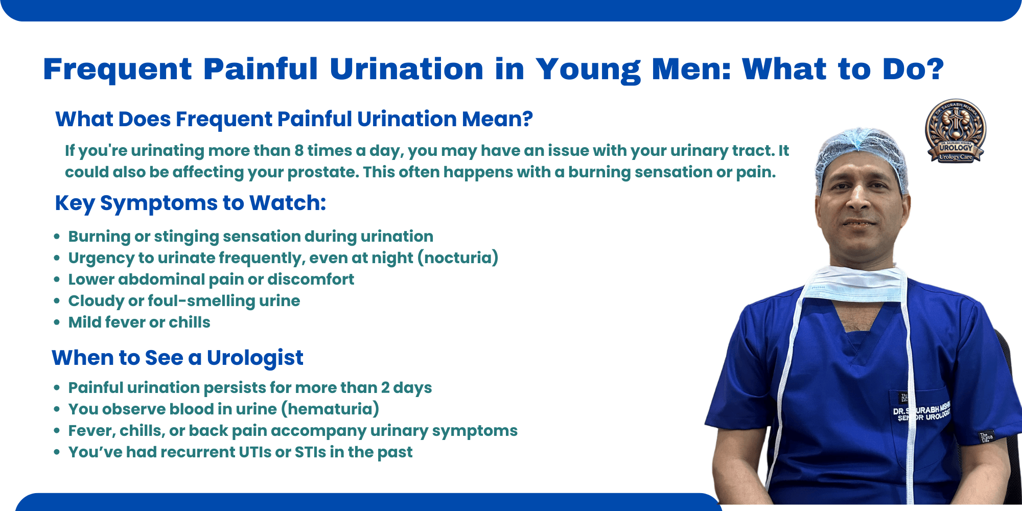 Frequent Painful Urination in Young Men: What to Do? – Urology Clinic